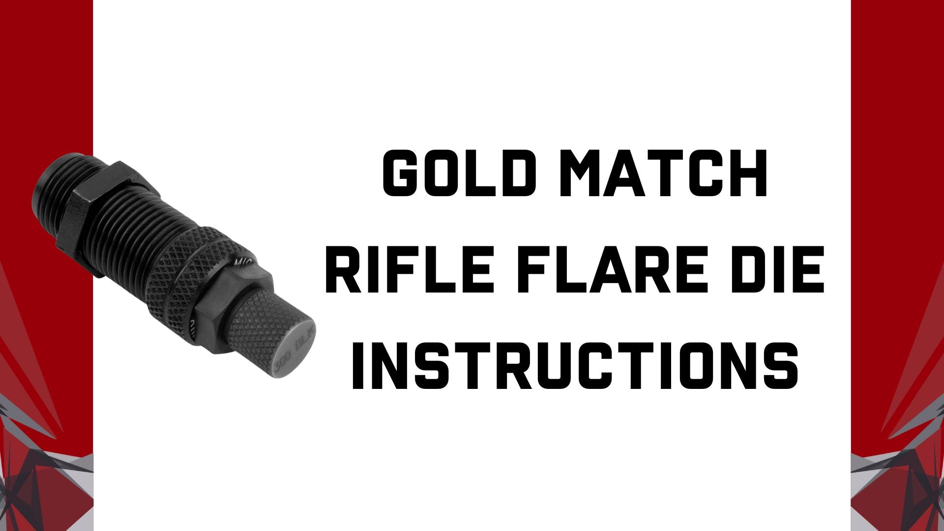 Mighty Armory Rifle Flare Expander Die Instructions
