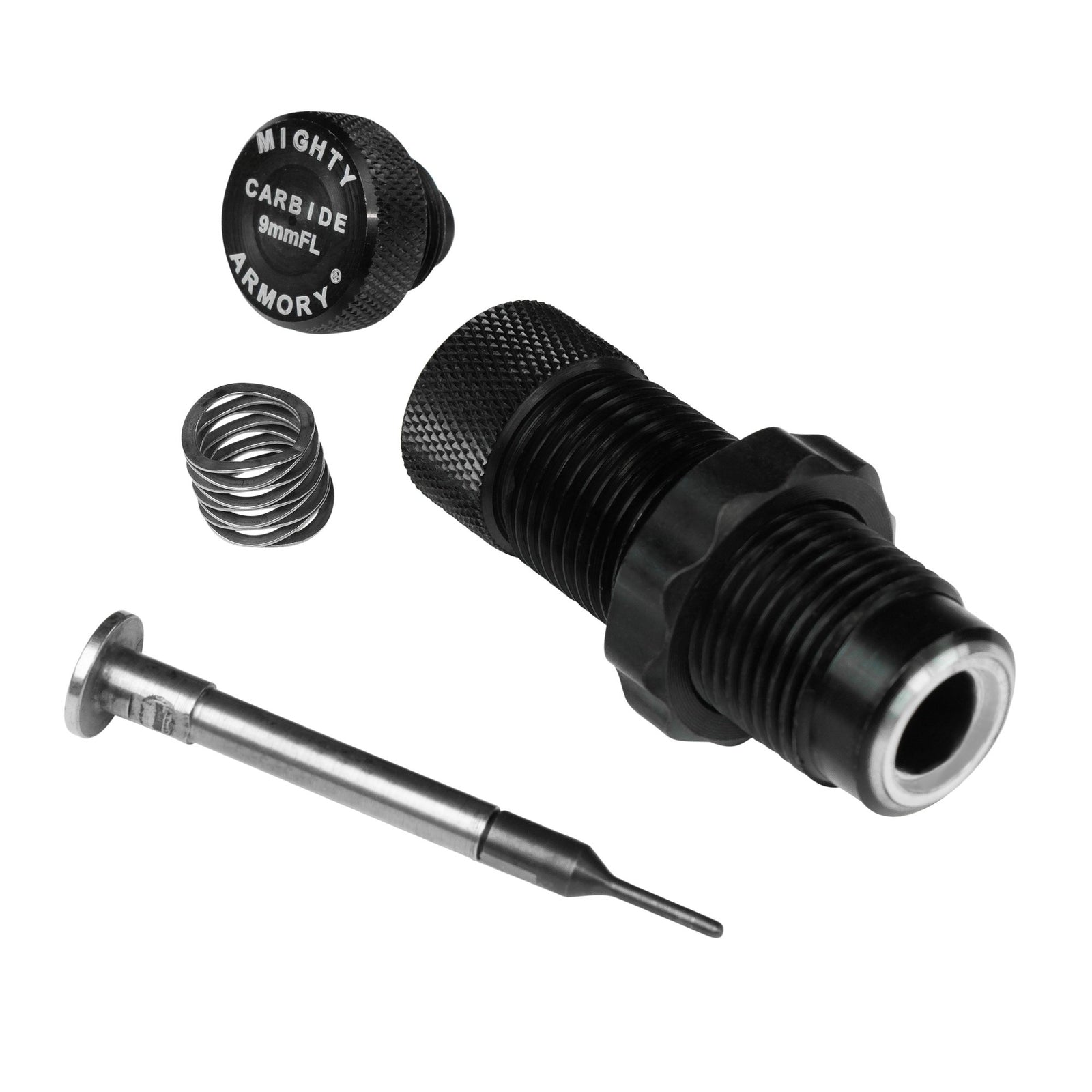 9mm Carbide Full Length Sizing Die | Mighty Armory Precision